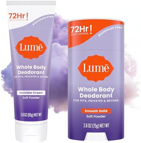 Amazon.com : Lume Whole Body Deodorant - Invisible Cream Tube Mini ...