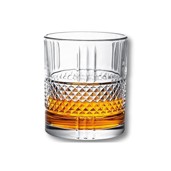 Innovglass Italian Premium Old Fashioned Crystal Whiskey Glass Set 6 ...