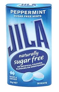 Jila Peppermint Mints Sugar Free, 34g : Amazon.in: Grocery & Gourmet Foods