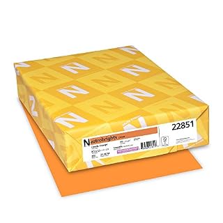 Neenah Astrobrights Premium Color Card Stock, 65 lb, 8.5 x 11 Inches ...