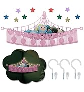 Amazon.com: iHansee 5 Tier Stuffed Animal Storage Shelf Net, 17x61 Inch ...