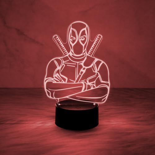 Buy Gift Me Bazar 3D Illusion Marvel Hero Deadpool852 Acrylic Desk ...