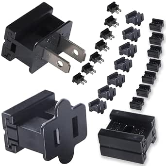 Aniai SPT-1 Vampire Plugs - Female Male and Connector Plugs 24PCS Black ...