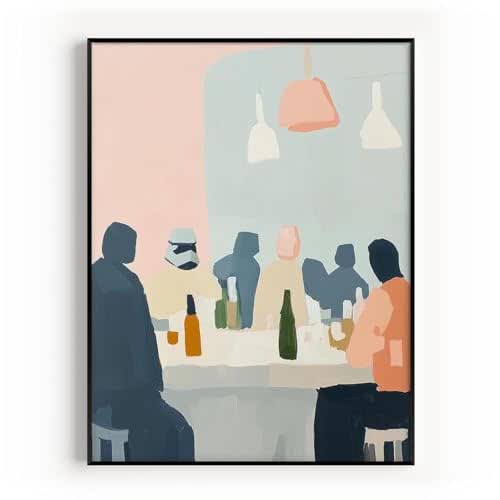 Amazon.com: Star Wars Impressionist Art Print Posters - Premium Giclee ...