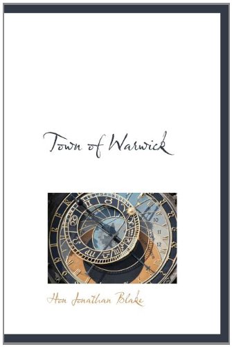 Amazon.co.jp: Town of Warwick : Blake, Hon Jonathan: 洋書