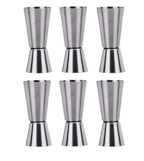 Buy Dynore Stainless Steel Double Sided Tall Peg & Whisky Measure Set ...