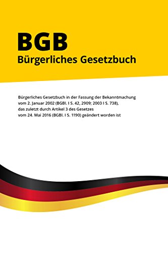 Bürgerliches Gesetzbuch (BGB) (German Edition) eBook : Deutschland ...