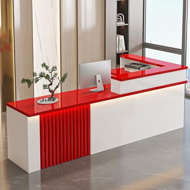Reception Desk Counter Table, Modern Front Desk, Bahrain | Ubuy