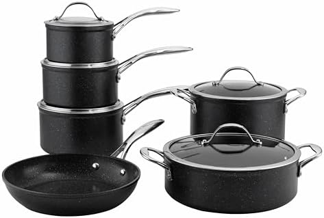 ProCook Professional Stainless Steel Cookware Set of 4 Saucepans and ...
