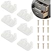 Plastic Drawer Track Rail Guide Brackets - 6 Set Slider Guides Repair ...