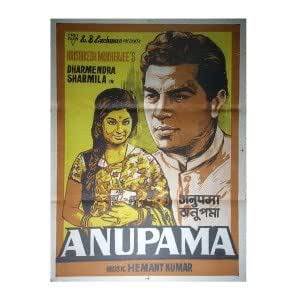Buy Anupama :1966 Original vintage Bollywood movie poster 20x30 ...