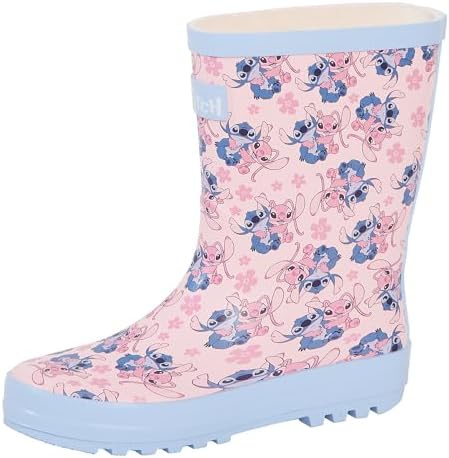 Disney Meisjes Stitch Wellies Rubber Wellington Kinderen Tieners ...
