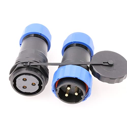 Eonvic SD28 25A 380V 3Pin 28mm Waterproof Aviation Connector IP68 ...