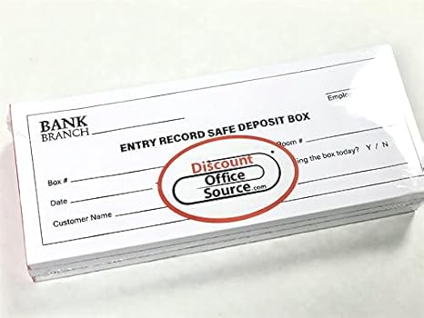 Amazon.com : Discount Office Source Bank Safe Deposit Box Entry/Access ...
