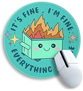 Amazon.com: Gctriki 3 Pack Dumpster on Fire Mouse Pads for Desk, Funny ...