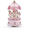 Amazon.com: AttoShow Carousel Music Box，Luxury Color Change LED Light ...