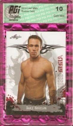 Amazon.com: Jake Shields 2010 Leaf MMA UFC Razor Rookie Card PGI 10 ...