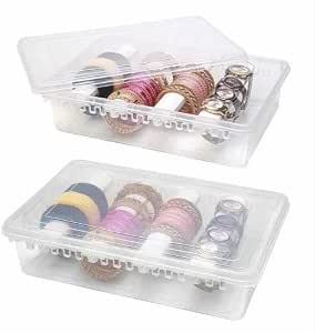 Amazon.com: KAANTA CHAMUCH SET OF 2 Plastic adjustable 4 rod Bangle Box ...