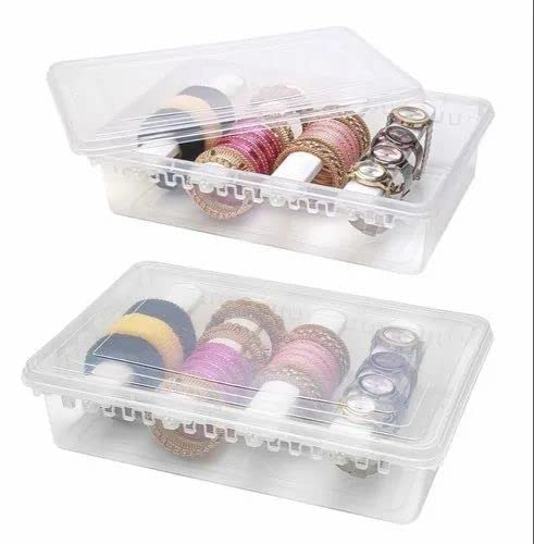 Amazon.com: KAANTA CHAMUCH SET OF 2 Plastic adjustable 4 rod Bangle Box ...