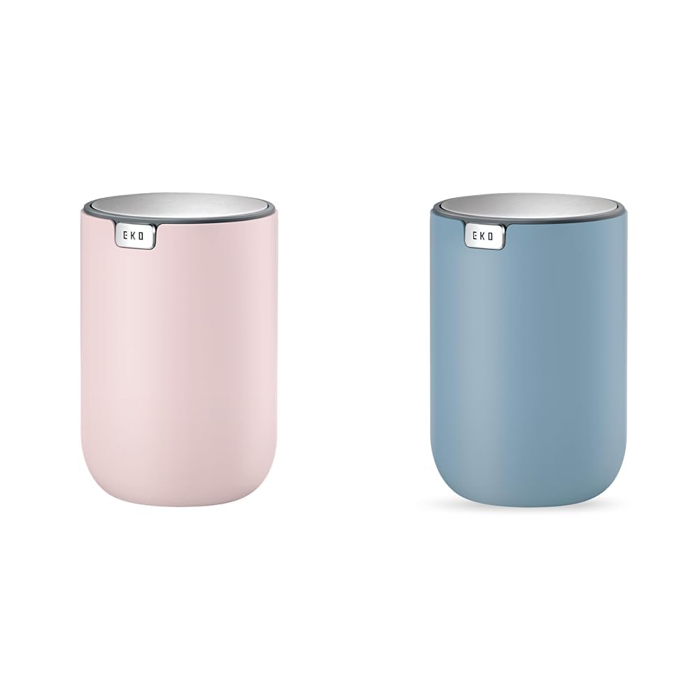 Amazon.com: EKO Mini Trash Can Combo Set - Includes Two 0.4 Gallon ...