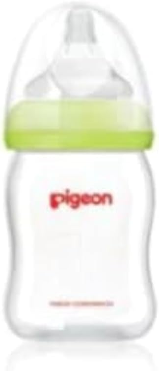 Pigeon SofTouch Baby Bottle for 0+ Months Babies, BPA & BPS-Free, 160ml ...