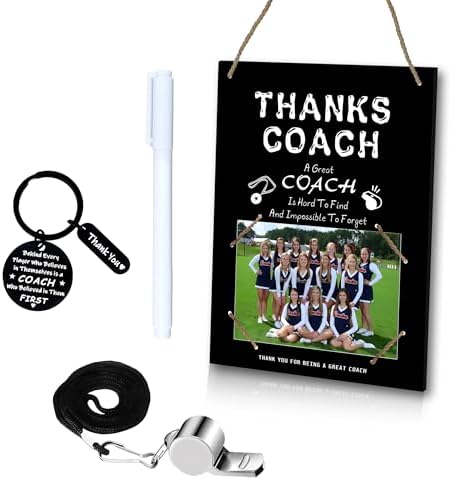 Amazon.com: GlikCeil Soccer Coach Signable Picture Frame Thanks Coach ...