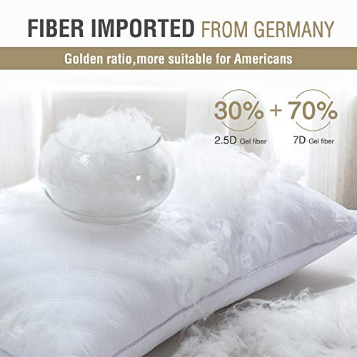 SORMAG Bed Pillows for Sleeping Set of 2, King Size 20 x 36 Inches ...