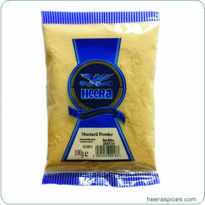 Amazon.com : Mustard Powder - Heera - 100g : Yellow Mustard : Grocery ...