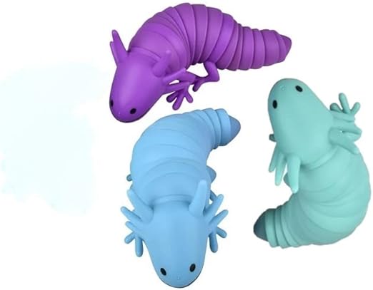 Amazon.com: Axolotl 3 Pack-Sensory Wiggle Fidget Anxiety Stress Relief ...