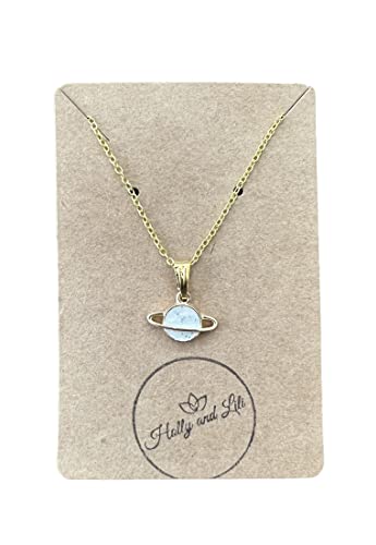 Planet Necklace White, Planets Necklace, Galaxy Pendant Necklaces ...