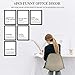 Amazon.com: Liswit 6 PCS Funny Office Prints Decor Women Men Office ...
