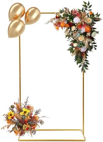 Amazon.com: Wedding Welcome Sign Stand Square Wedding Backdrop Stand 3 ...