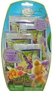 Amazon.com: Tinker Bell Scratch and Design Activity Books, 4ct : Toys ...