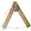Ladder Tape Hinge Step Strap Hinges Hinge Yellow Zinc Plated : Amazon ...