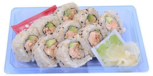 Amazon.com: Genji Sushi, Roll Salmon Avocado Grilled Brown Rice, 8.6 ...