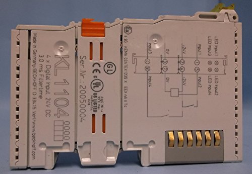 Amazon.com: BECKHOFF 24VDC DIGITAL INPUT MODULE KL1104 LOT OF 3 ...