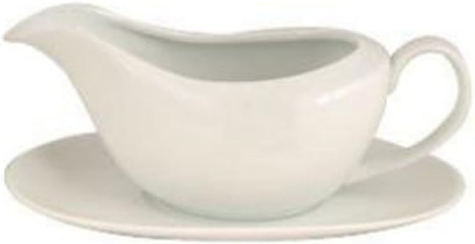 RAYWARE Dema Simplicity Gravy Boat & Saucer : Amazon.co.uk: Home & Kitchen