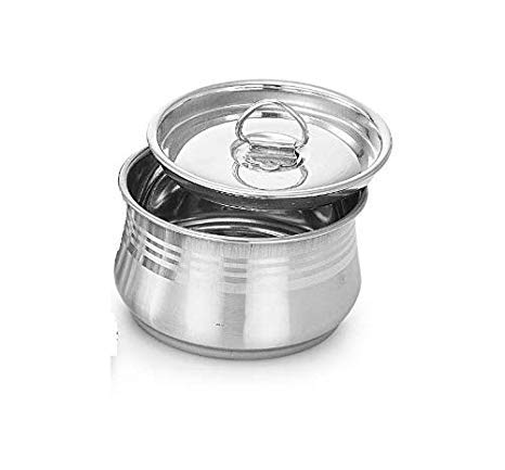 Buy Shivhomeworld Stainless Steel Tango Dish, 3 Inch, silver Online at ...