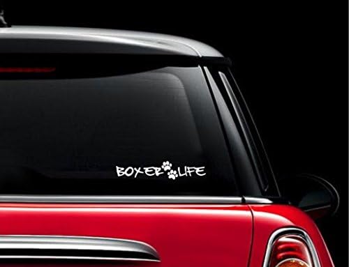 Amazon.com: Boxer Life Dog Decal Vinyl Sticker|Cars Trucks Vans Walls ...