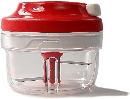 Tupperware Chef Turbo-Chef durchsichtig/rot Zwiebelschneider Zwiebeln ...