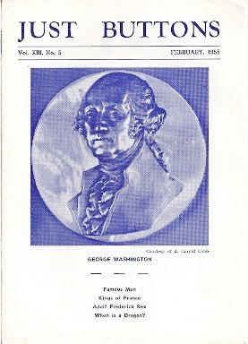 Just Buttons: The Magazine for Button Collectors (February 1955 Volume ...