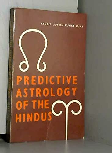 Buy Predictive Astrology of the Hindus Book Online at Low Prices in ...