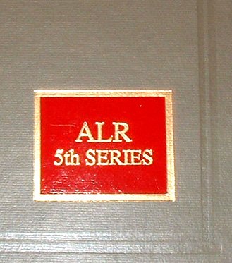 ALR 5th Series Vol. 48: Thomson West / West Group: Amazon.com: Books