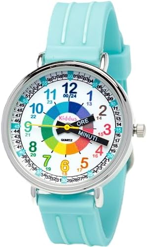 Kiddus Reloj Educativo Analógico para niño, niña. Aprende la Hora con ...