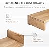 Amazon.com: Anji Mountain Wooden Monitor Stand - Elegant Monitor Riser ...
