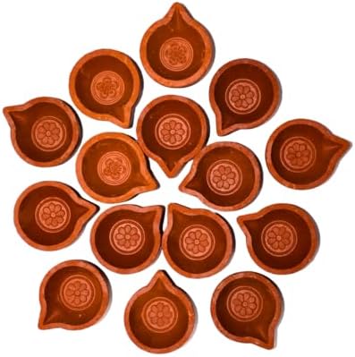 Buy Natural Clay Traditional Diwali Ke Diye | Earthen Clay Diya | Mitti ...