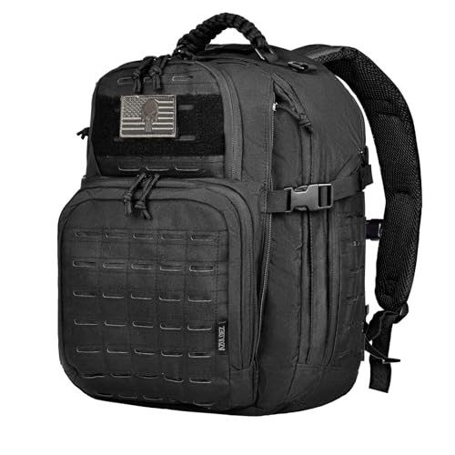 AZULDEZ 40L Military Tactical Backpack for Men, Molle EDC Daypack Work ...