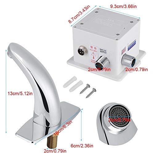 AUNMAS Automatic Sensor Water Tap, Kitchen Touchless Commercial ...