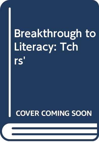 Breakthrough Books: Teacher's Manual (Breakthrough to Literacy): Mackay ...
