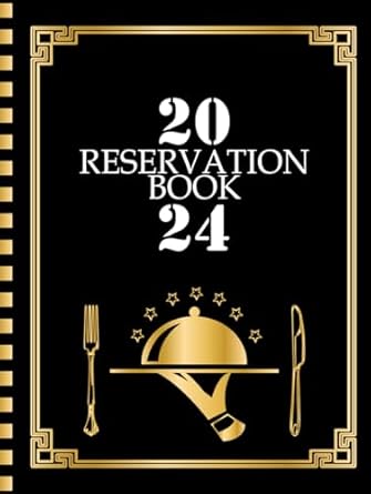 Amazon.com: Reservation Book For Restaurant: Reservation Log Book with ...